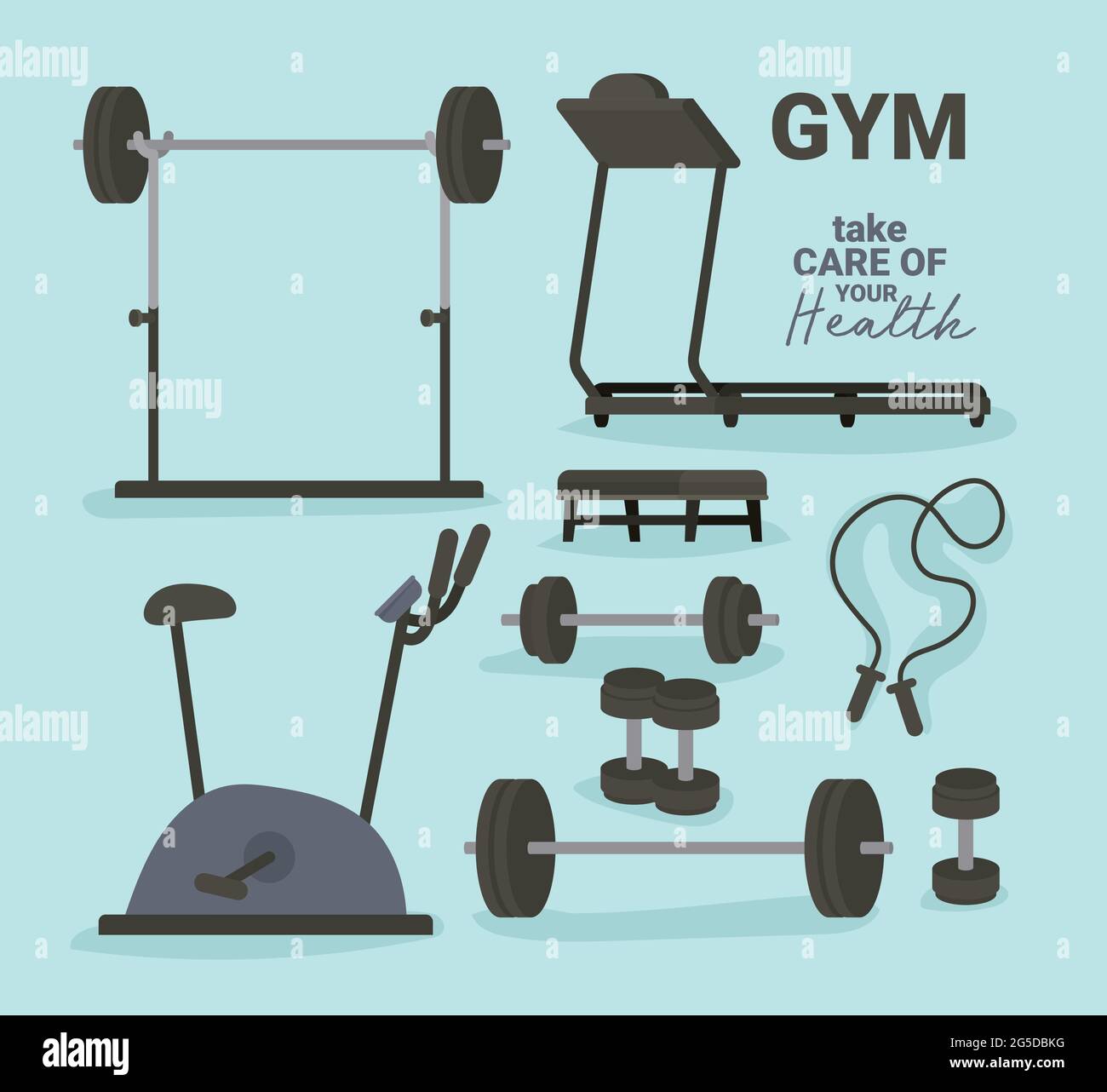 gym tools design Stock Vector Image & Art - Alamy