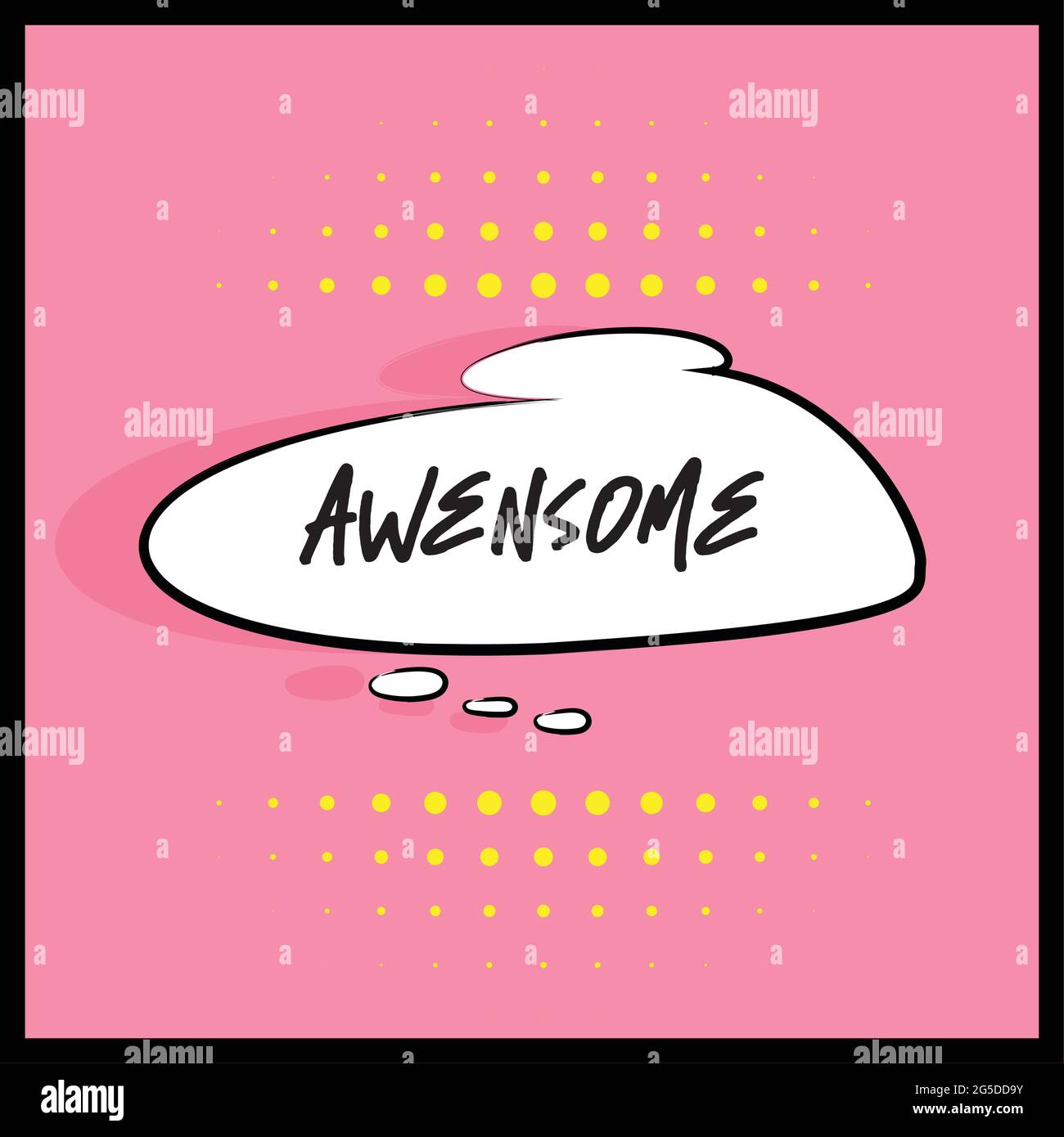 Comic bubble chat with text on a comic page Stock Vector Image & Art ...