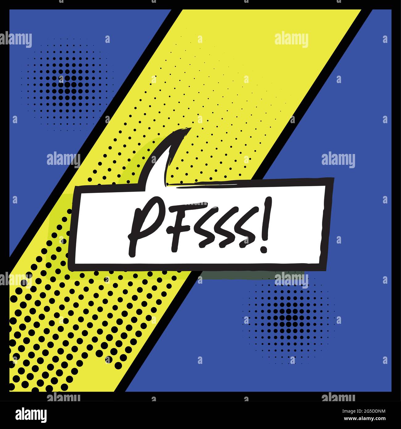 Comic bubble chat with text on a comic page Stock Vector Image & Art ...