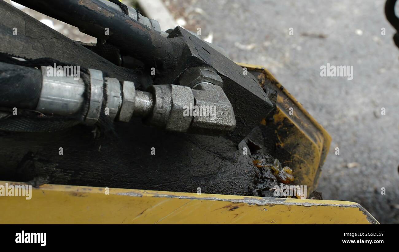 3d illustration - Close Up Of Old Rusty And Dirty machine parts Stock ...