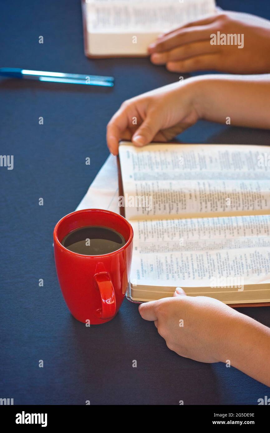 Pointing to scriptures hi-res stock photography and images - Alamy