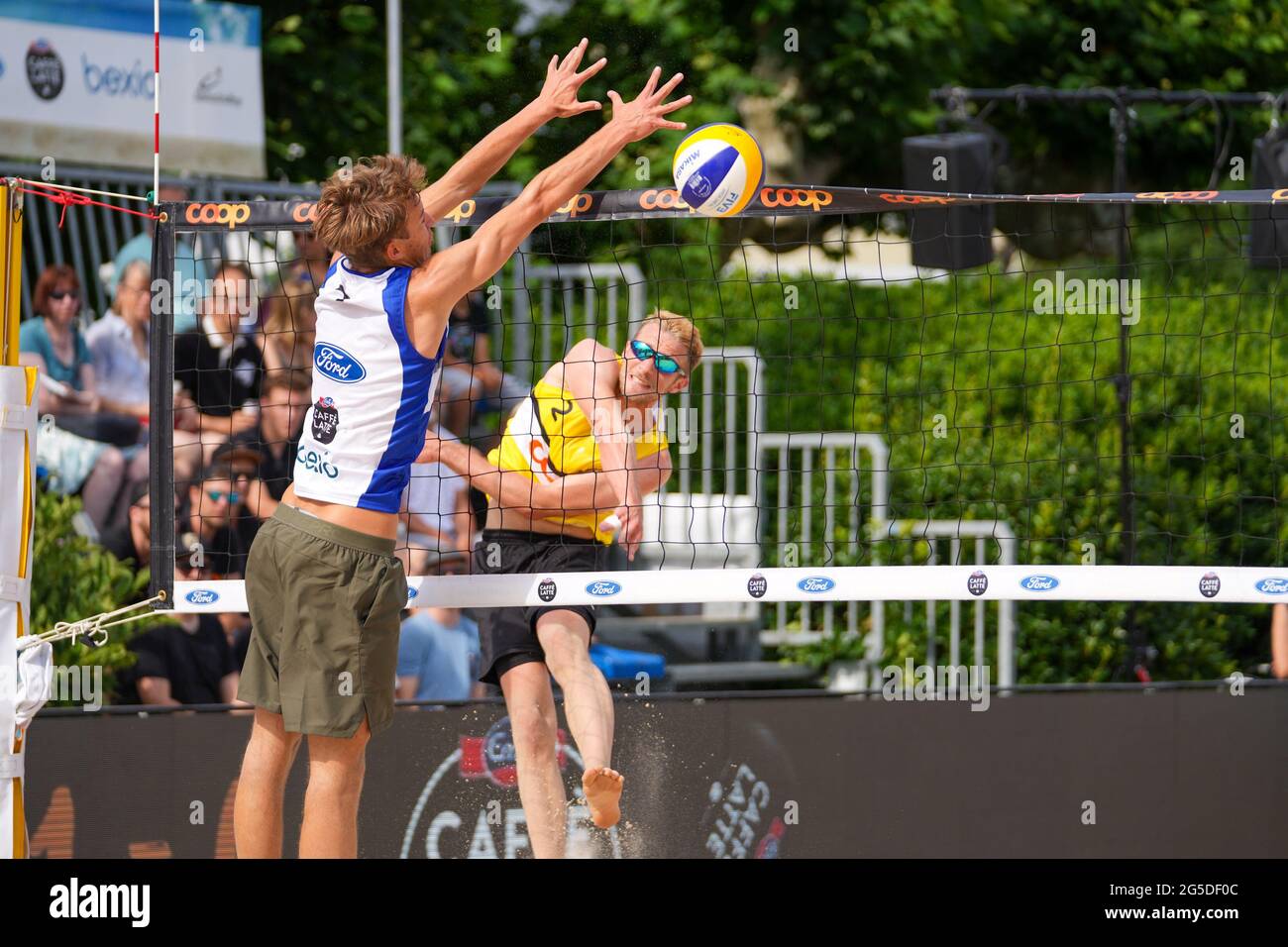 26.06.2021, Locarno, Largo Zorzi, Beach Volley Tour Locarno, Mosimann ...