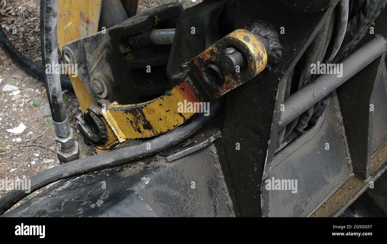 3d illustration - Close Up Of Old Rusty And Dirty machine parts Stock ...