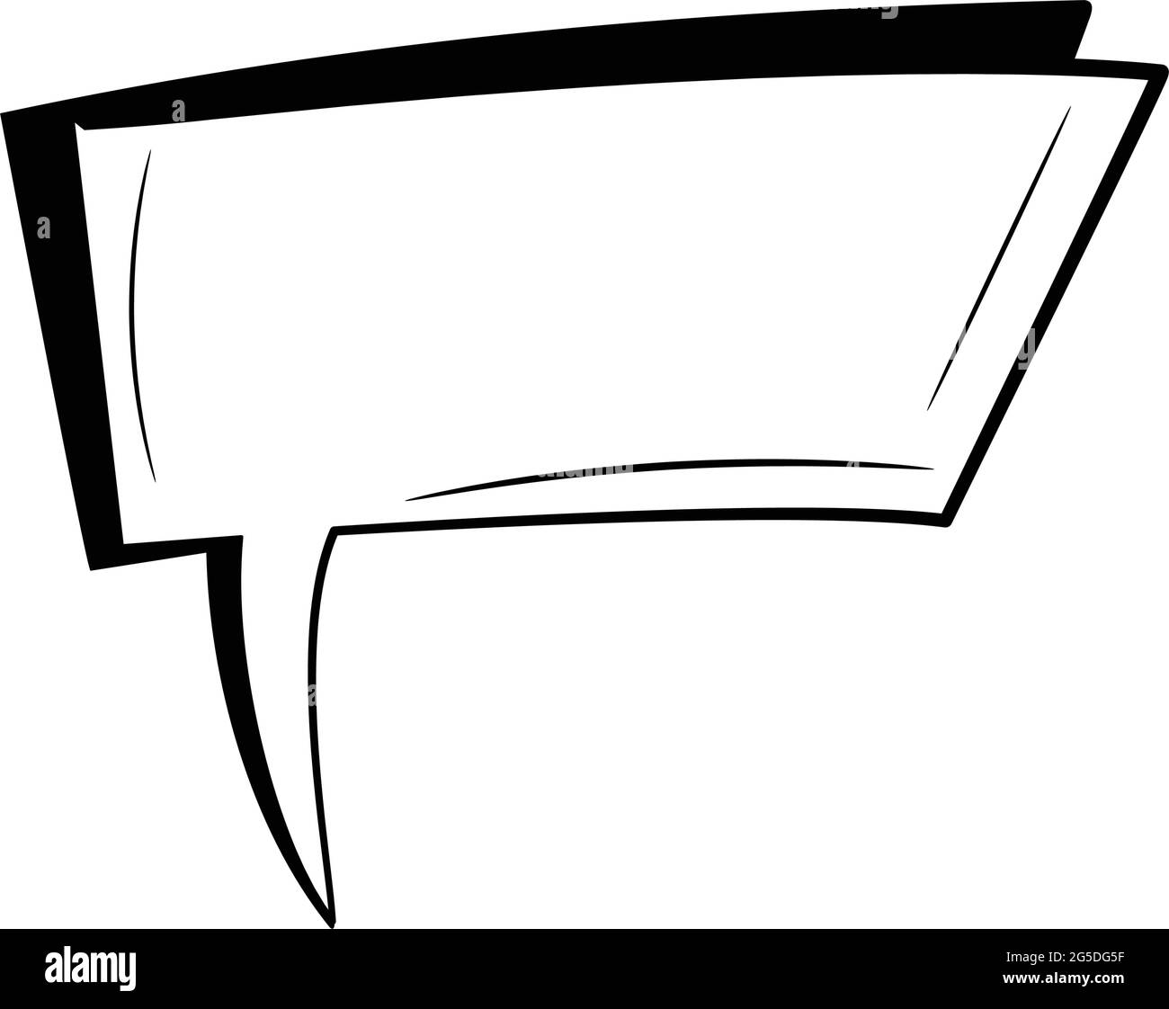 Empty chat bubble Stock Vector Images - Alamy