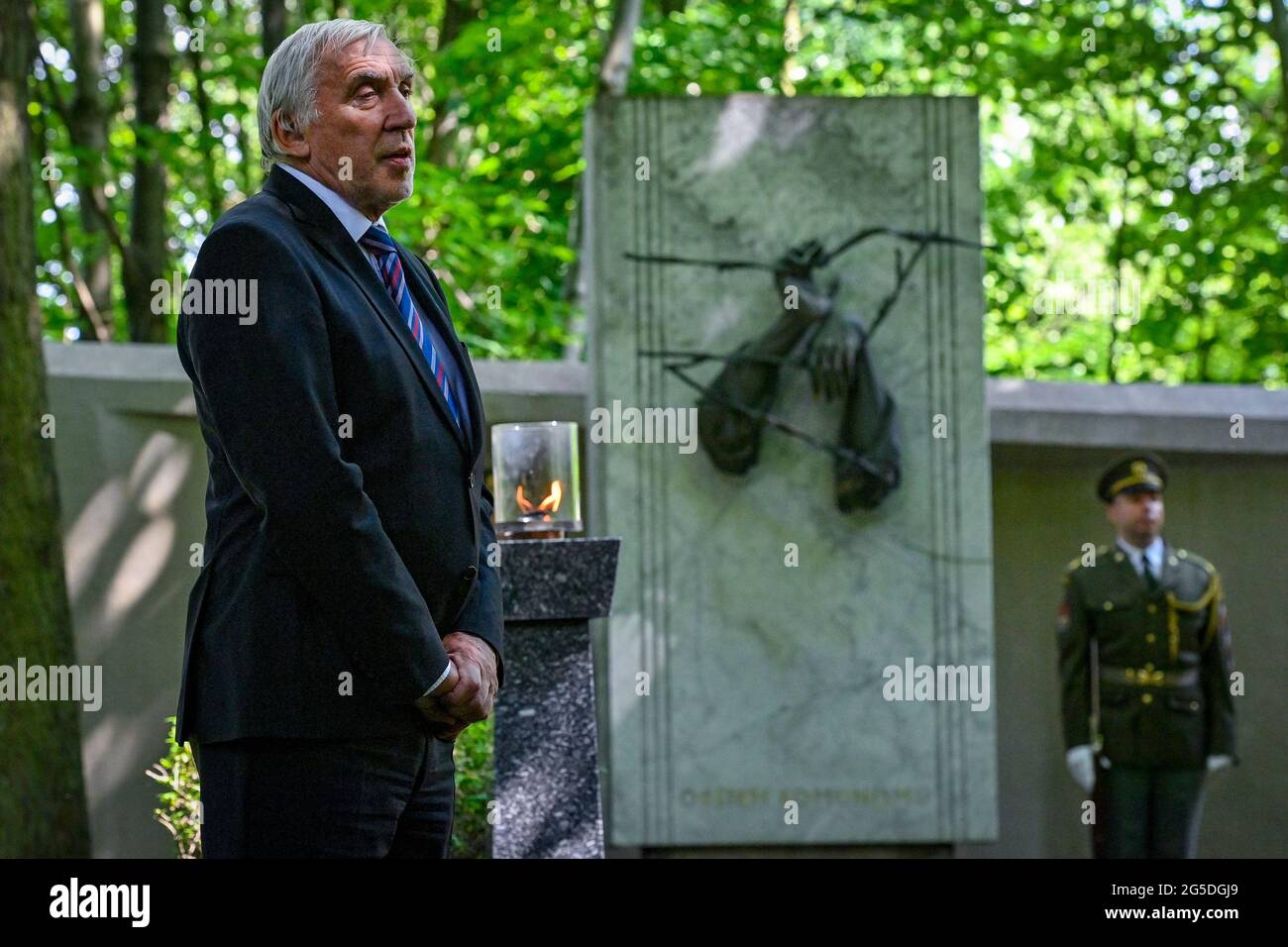 Prague, Czech Republic. 26th June, 2021. Senate Deputy head Jiri ...