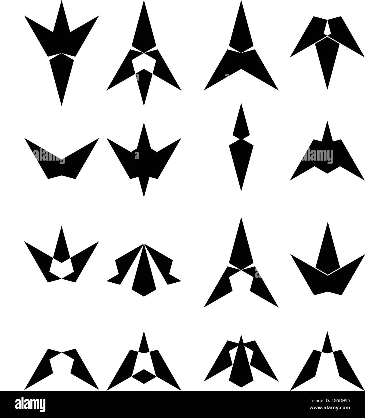 Triangular layout Cut Out Stock Images & Pictures - Alamy