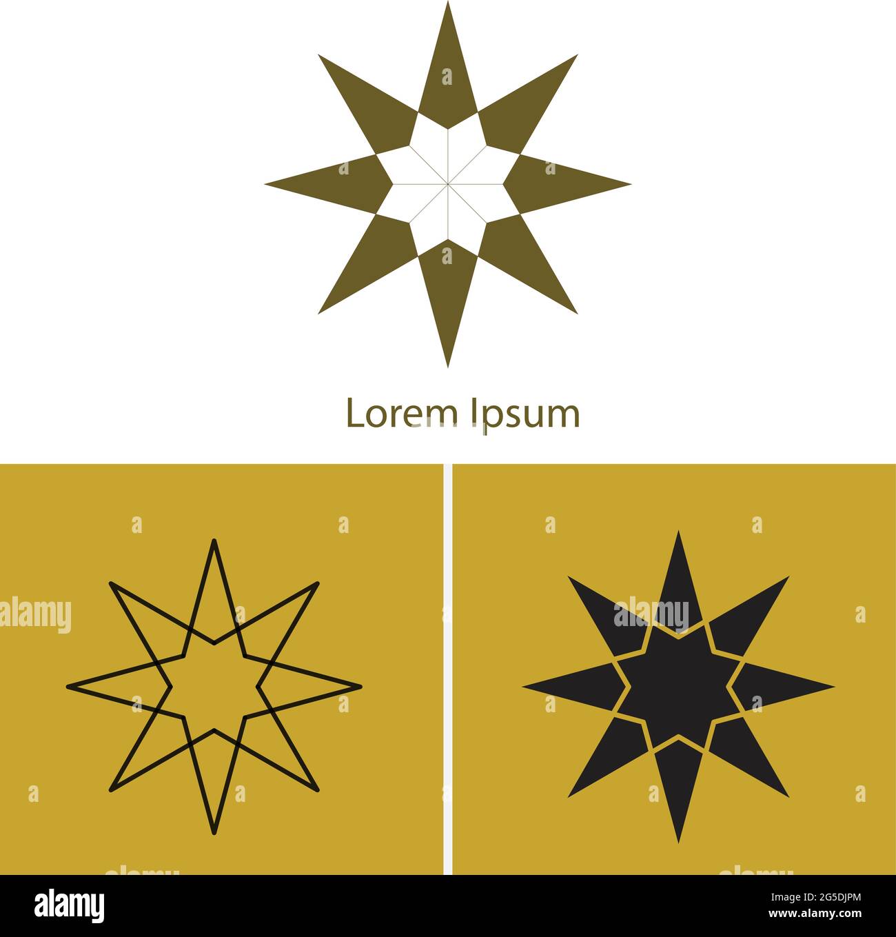 logo design with triangle shape Stock Vector Image & Art - Alamy