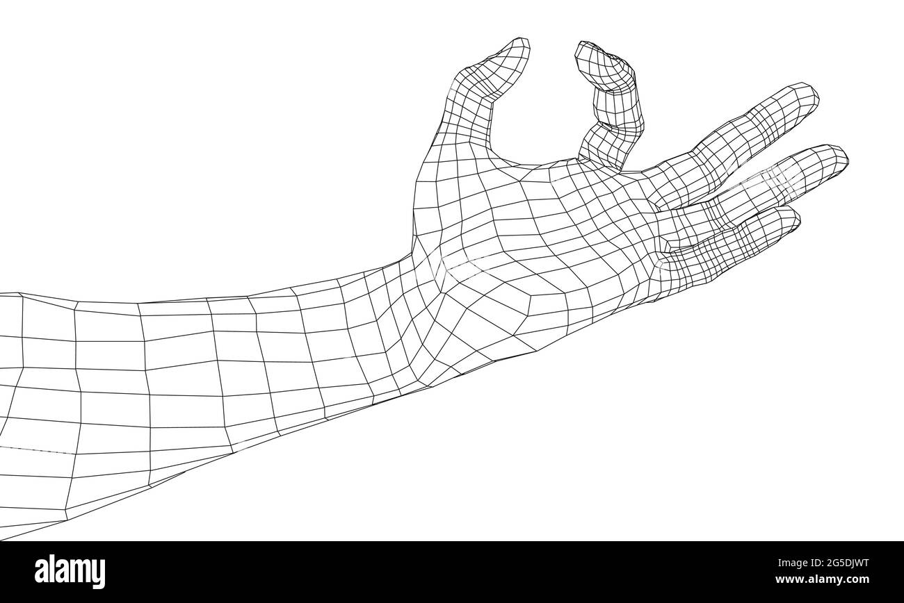 Hand hold some tiny or thin object. Vector Stock Vector Image & Art - Alamy