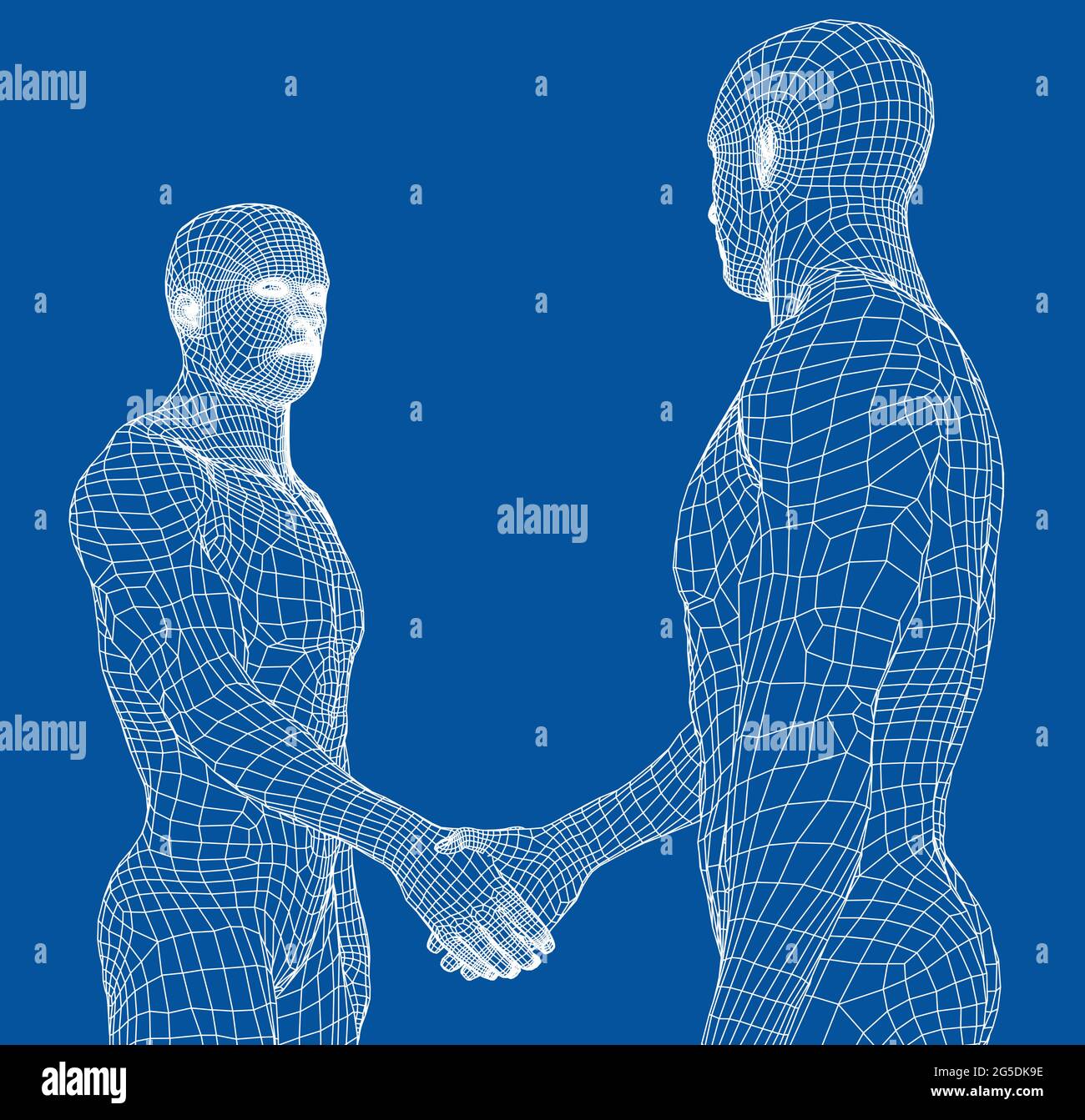 Two men shaking hands. Vector Stock Vector Image & Art - Alamy