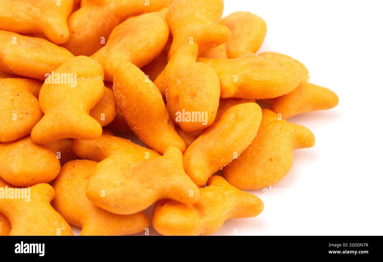 Goldfish crackers on white hi-res stock photography and images - Alamy