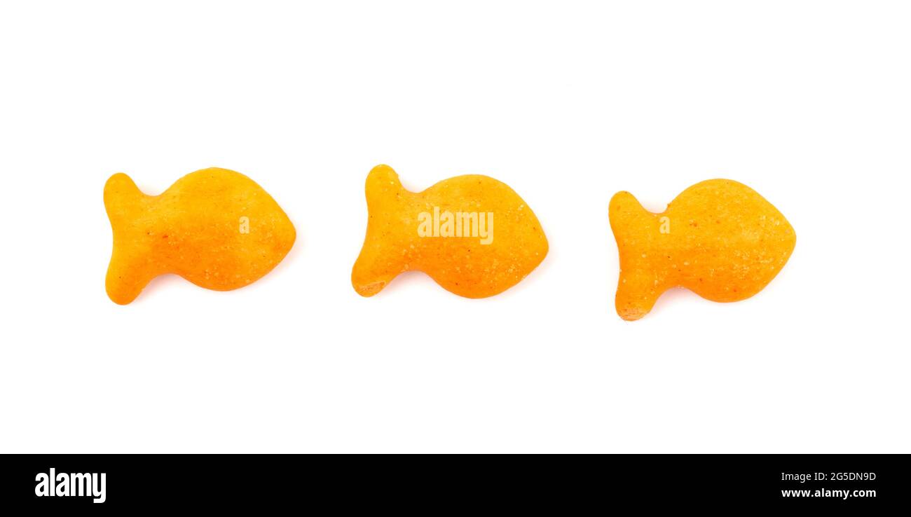 Goldfish crackers on white hi-res stock photography and images - Alamy