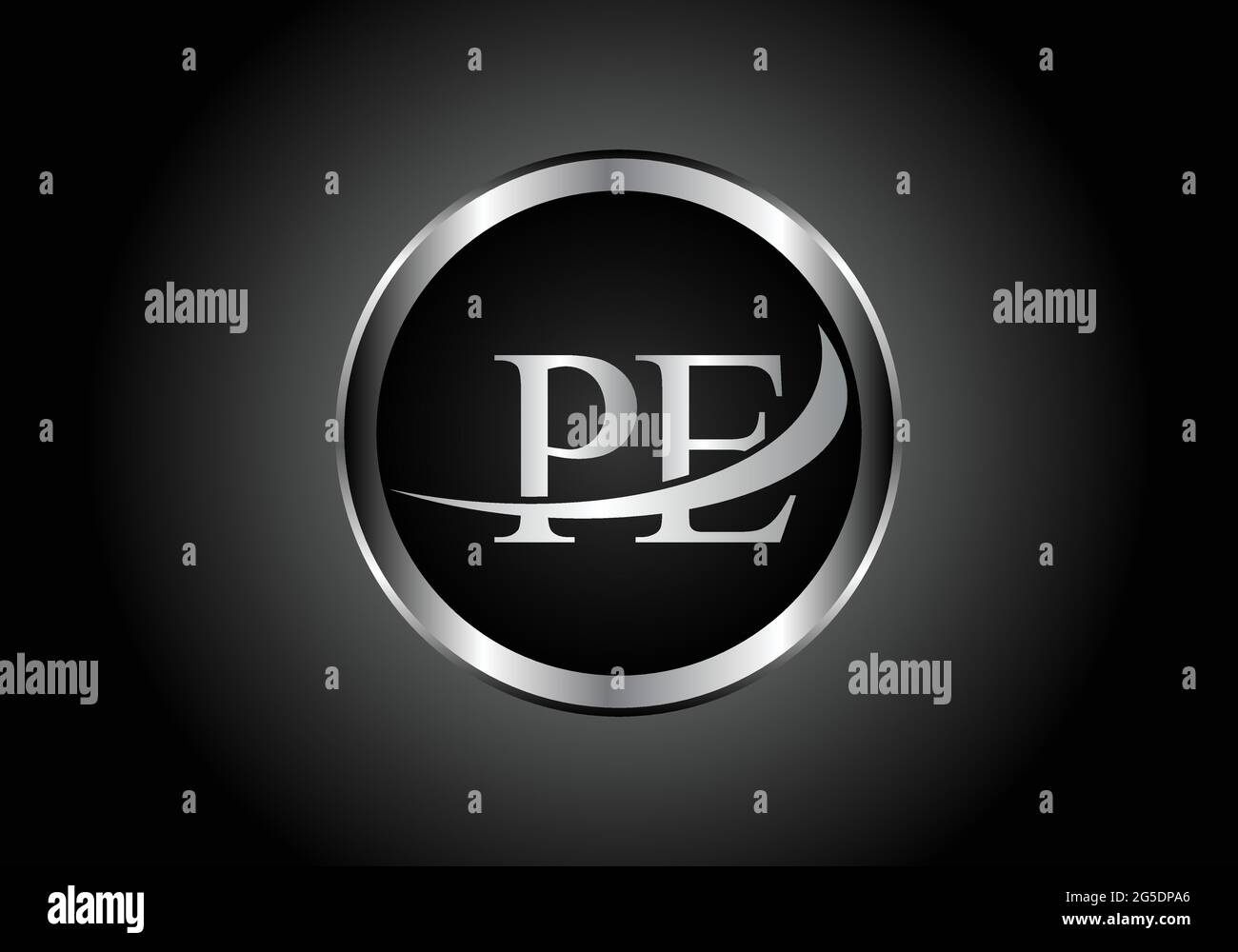Pe modern logo hi-res stock photography and images - Alamy