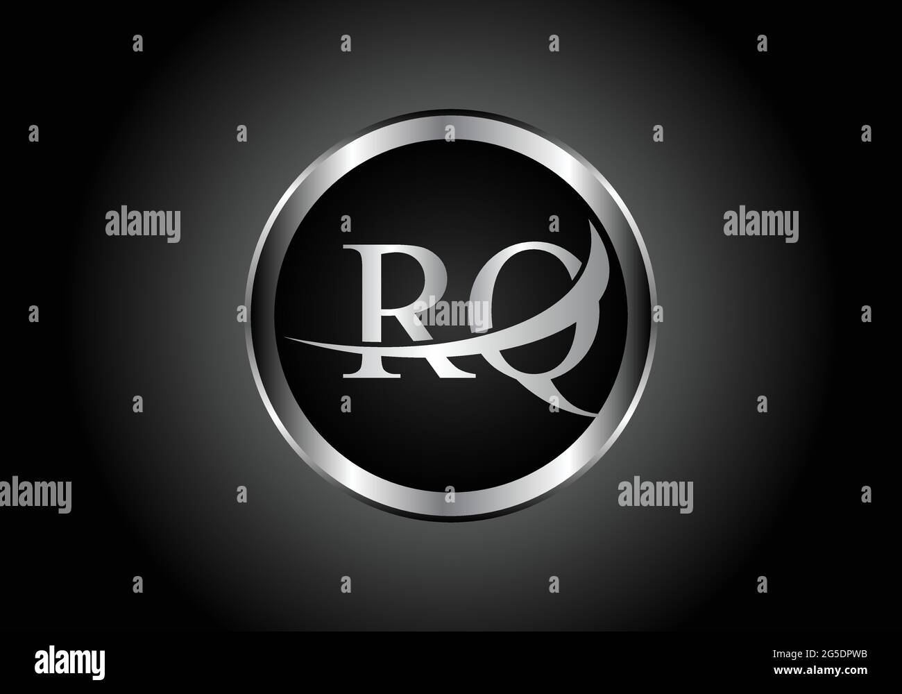 Rq letter logo hi-res stock photography and images - Alamy