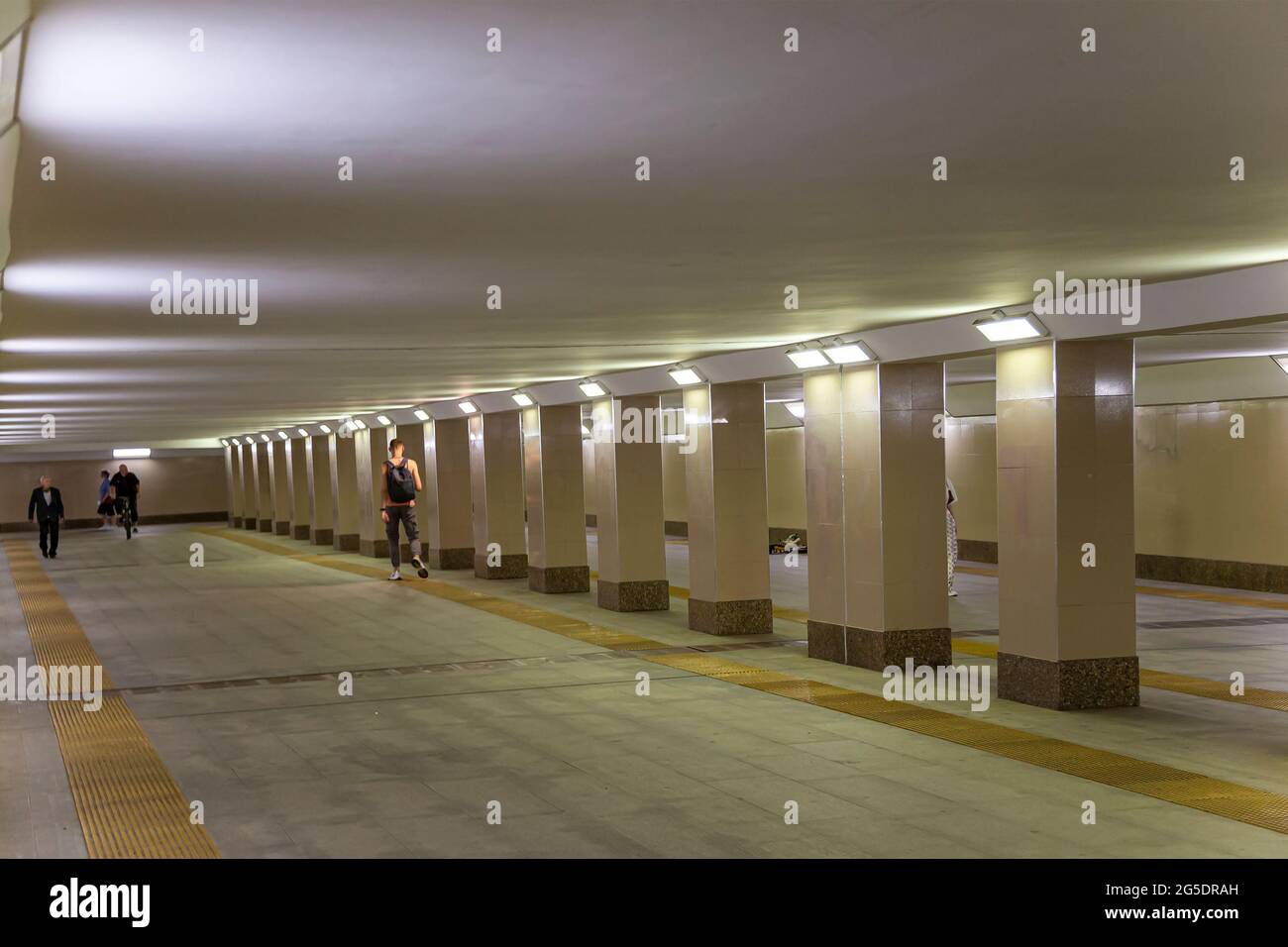 Street underpass in Moscow city, Russia Stock Photo - Alamy