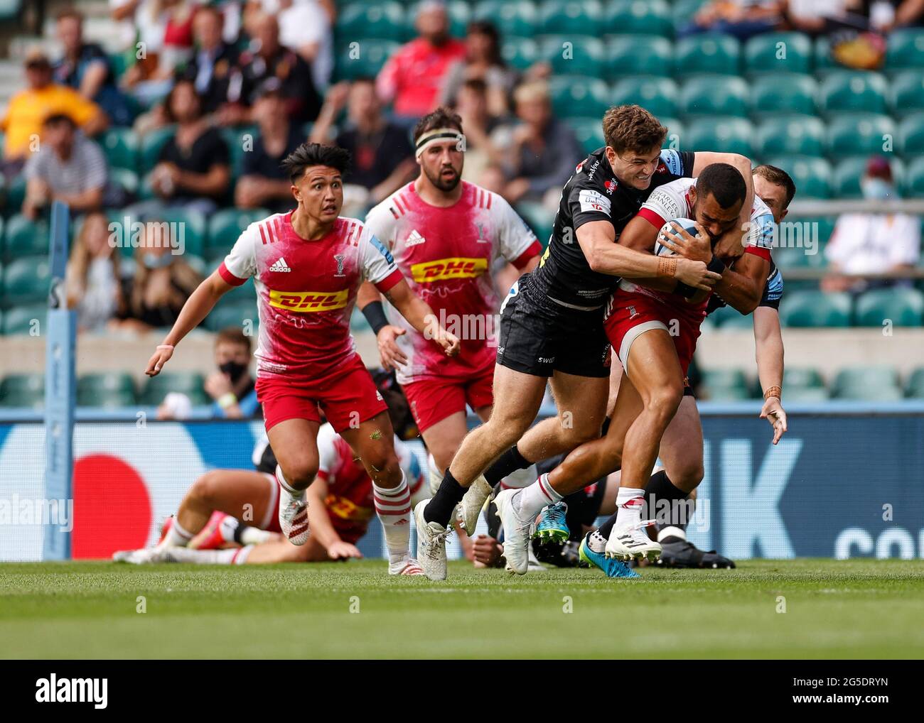 Twickenham, London, UK. 26th June, 2021. Premiership Rugby Union Final ...
