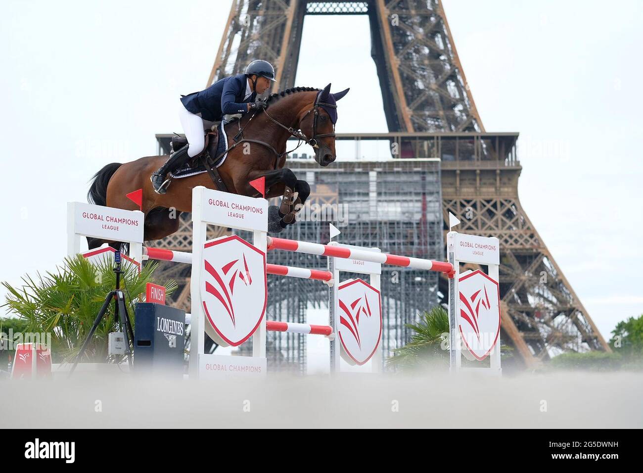 Sadri FEGAIER (FRA) riding CHIANTI'S CHAMPION, Global Champions League ...