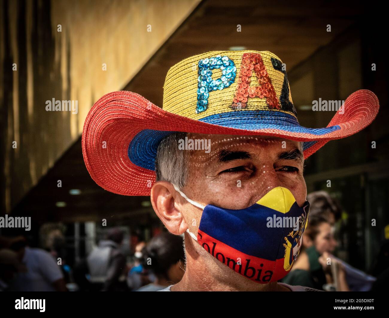 National strike in Colombia Stock Photo - Alamy