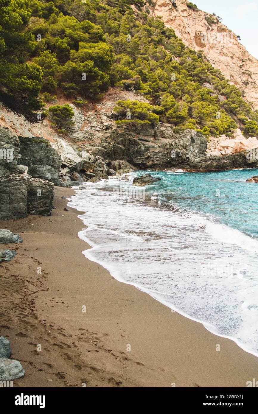 Costa brava beach in Girona, Spain Stock Photo - Alamy
