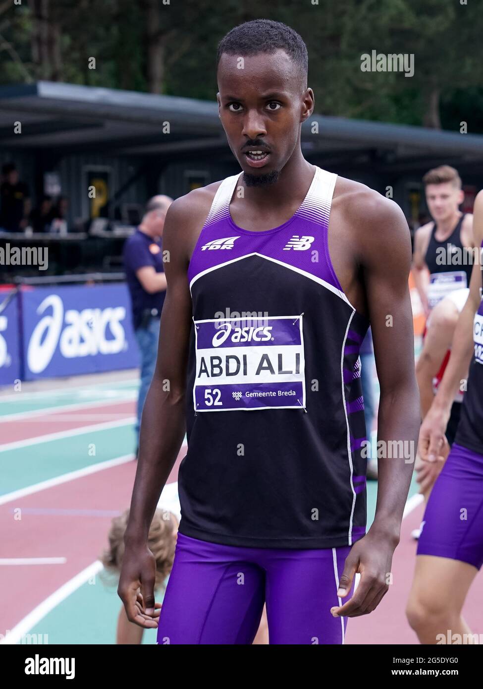 BREDA, NETHERLANDS - JUNE 26: Mahadi Abdi Ali of the Netherlands after ...