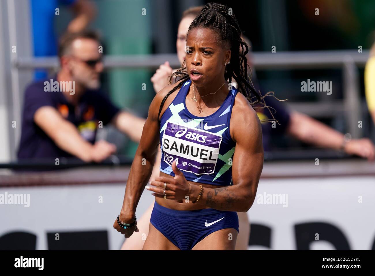 BREDA, NETHERLANDS - JUNE 26: Jamile Samuel of the Netherlands ...