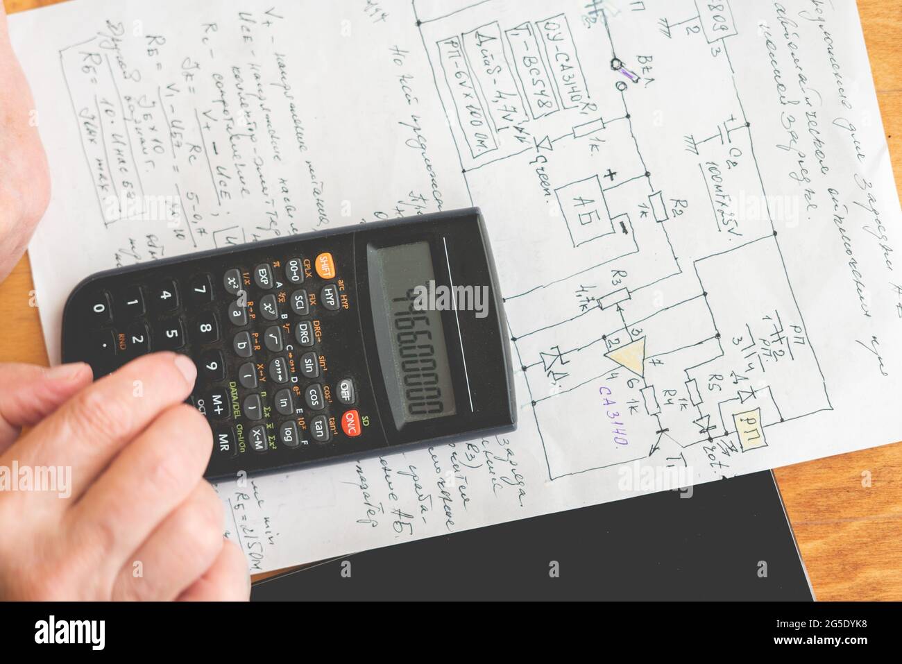 Civil engineer calculations hi-res stock photography and images - Alamy
