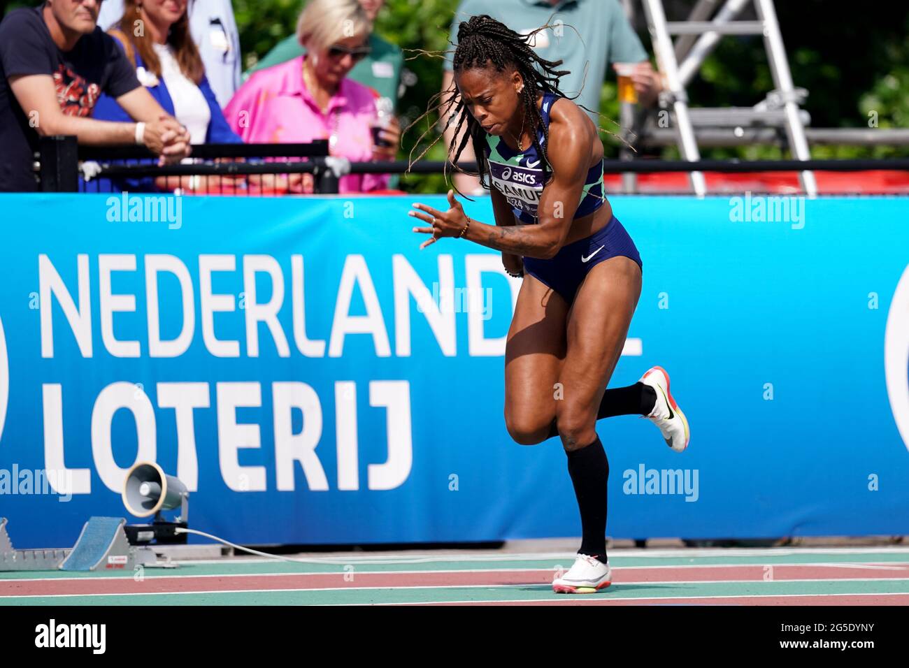 BREDA, NETHERLANDS - JUNE 26: Jamile Samuel of the Netherlands ...