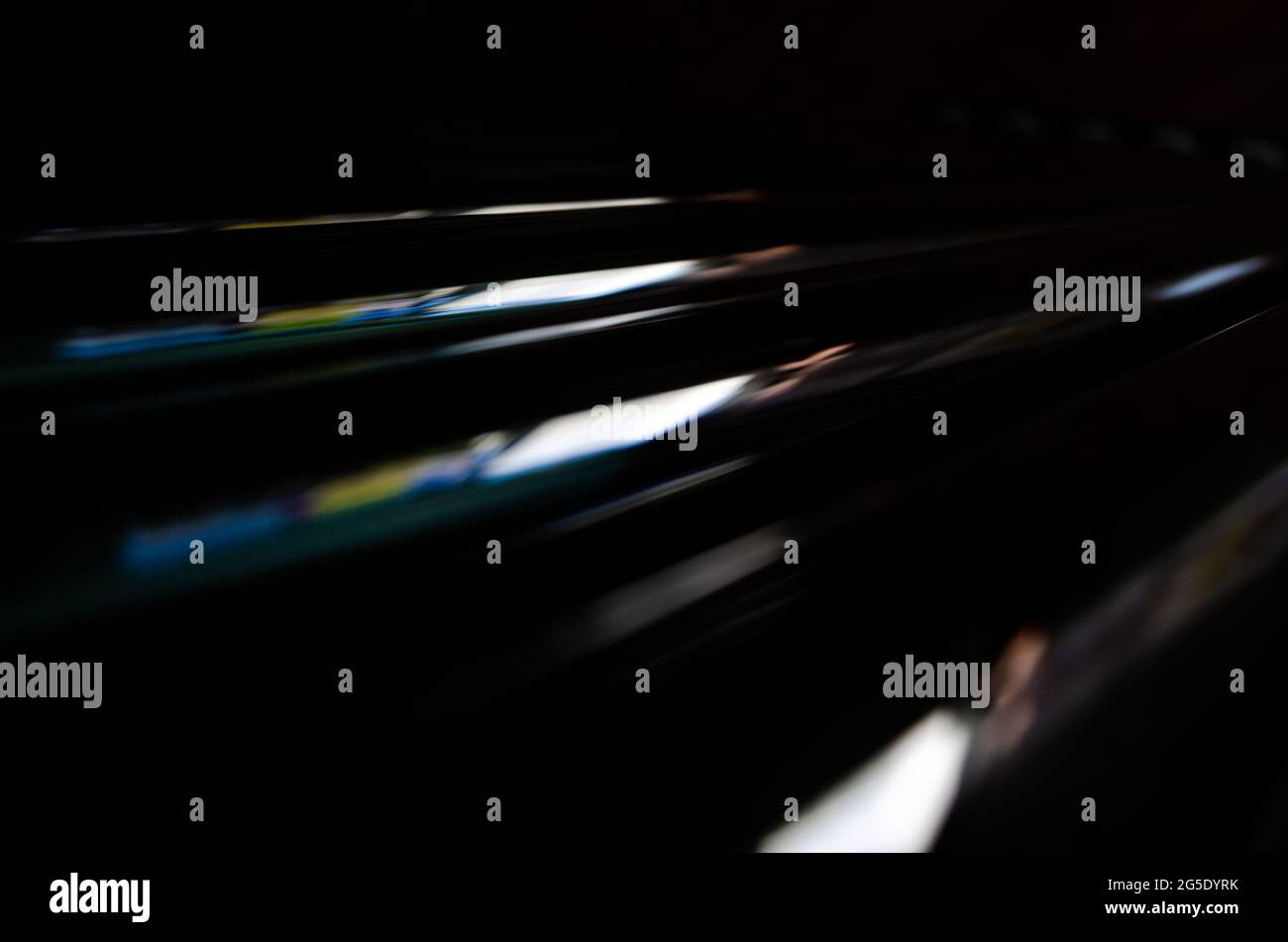 abstract dark black background with shiny metallic lines pattern Stock ...