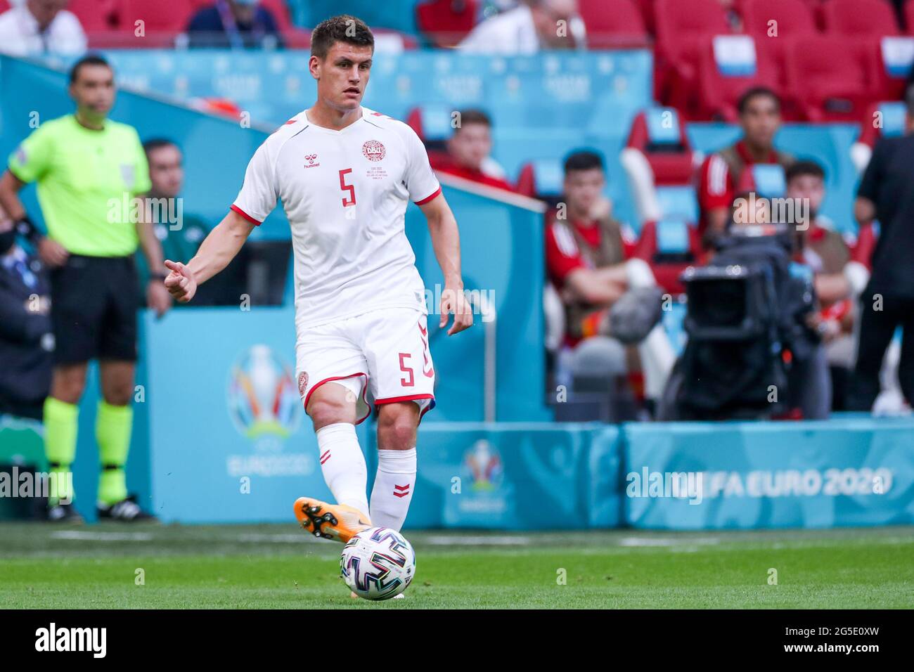 AMSTERDAM, NETHERLANDS - JUNE 26: Joakim Maehle of Denmark during the ...