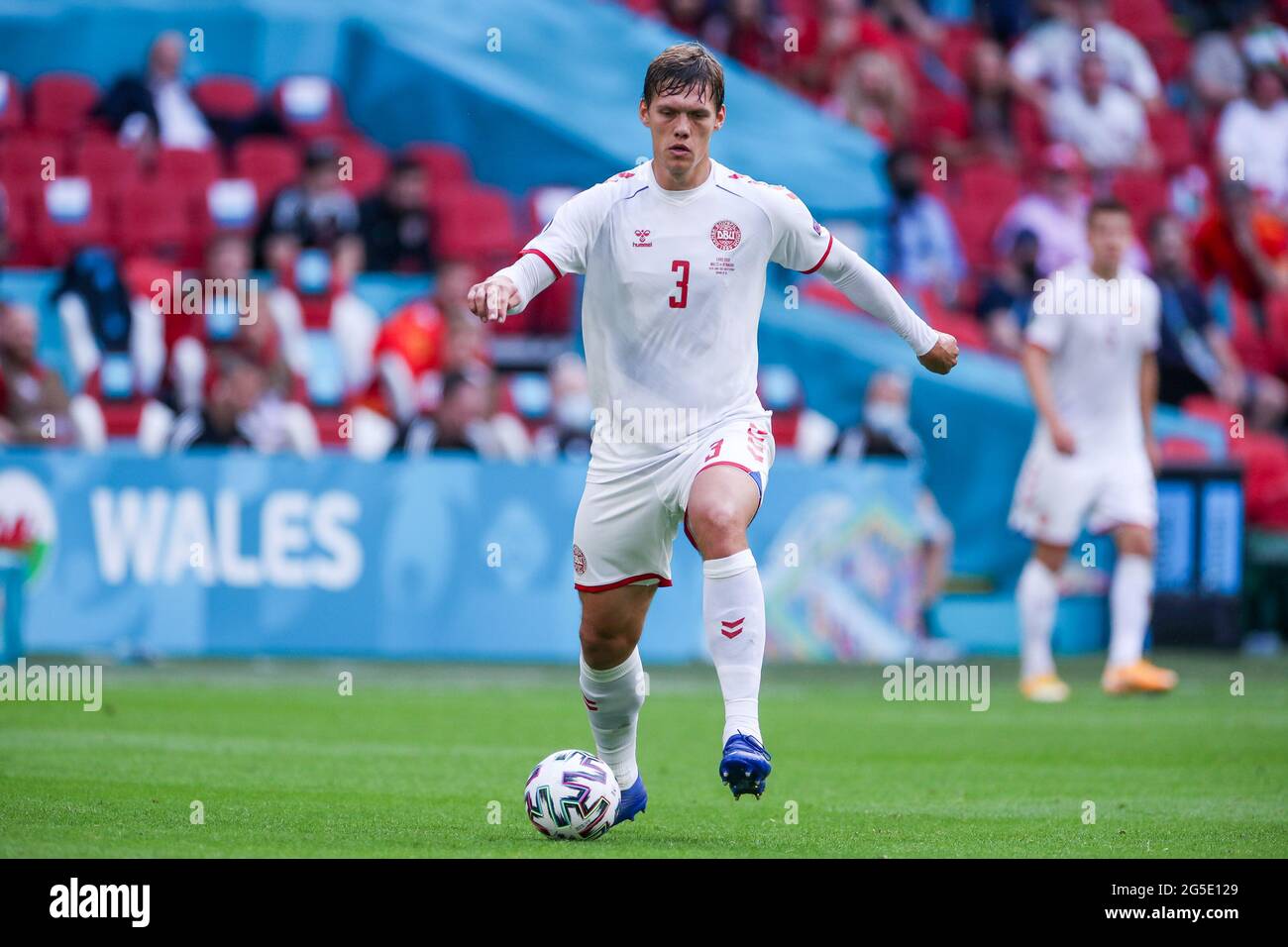 AMSTERDAM, NETHERLANDS - JUNE 26: Jannik Vestergaard of Denmark during ...
