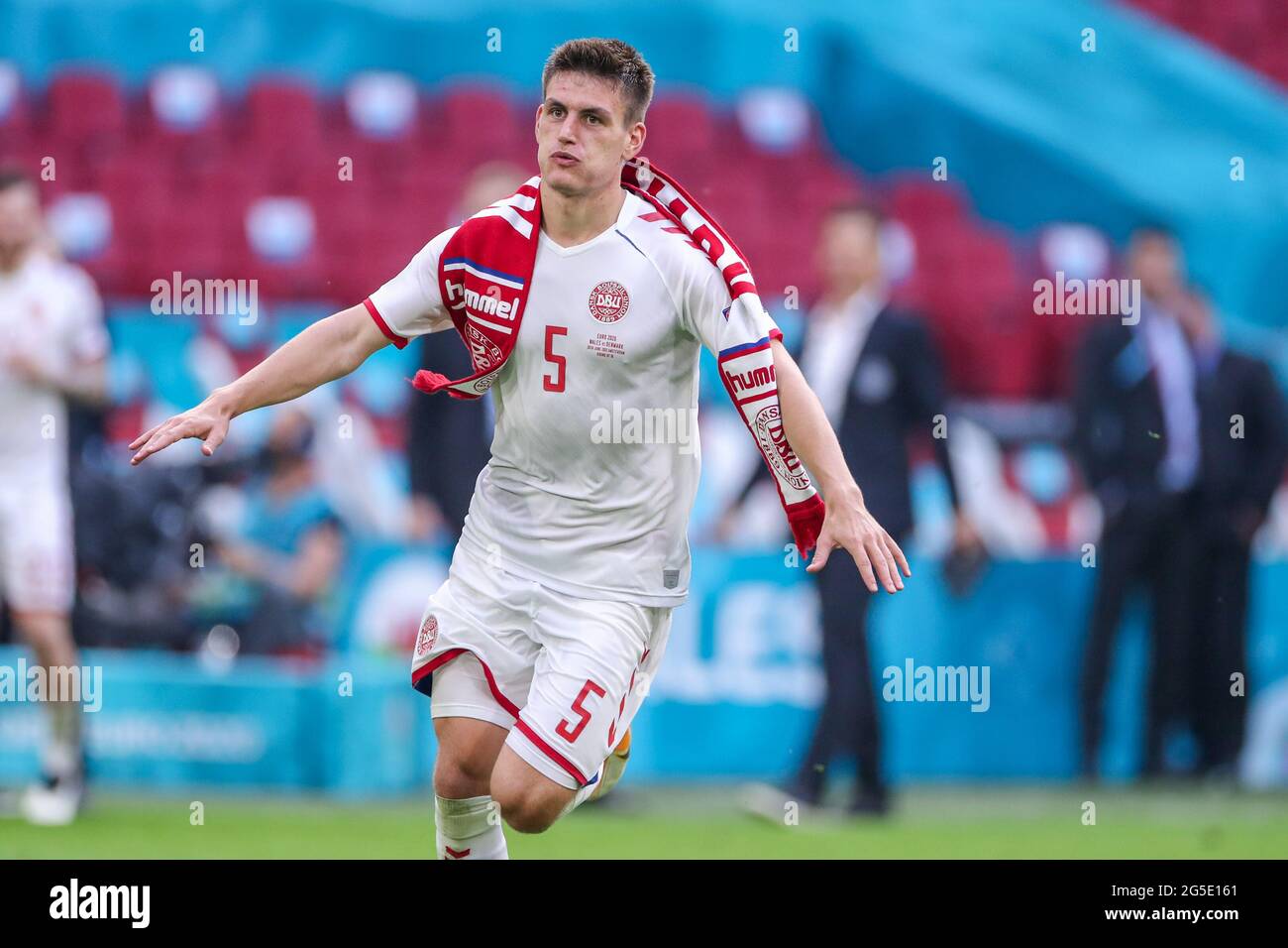 AMSTERDAM, NETHERLANDS - JUNE 26: Joakim Maehle of Denmark during the ...