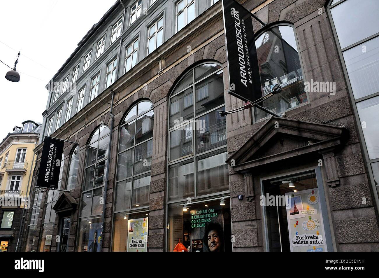 Copenhagen,Denmark, 29.April 2020.:Arnold Busck closed all books shoops ...