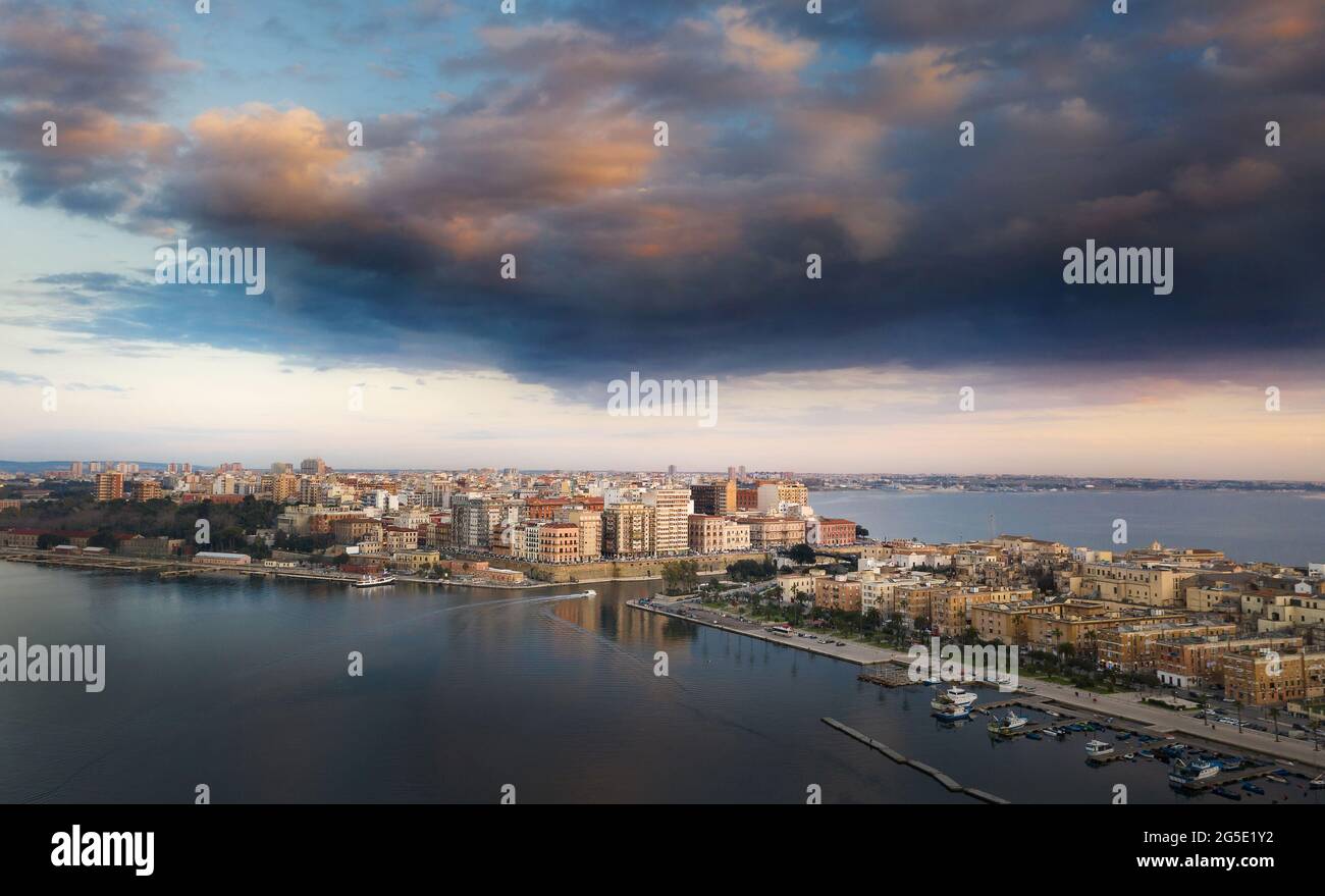 Taranto aerial hi-res stock photography and images - Alamy