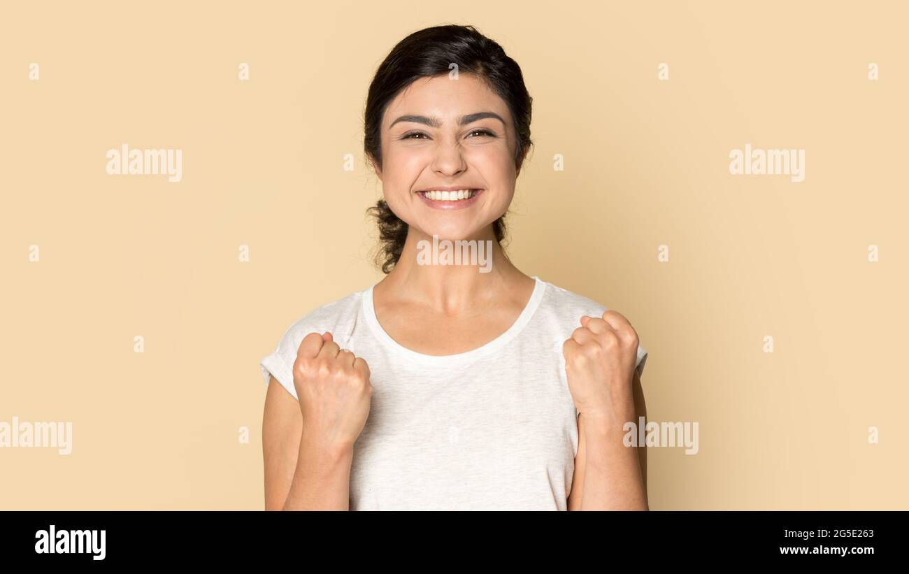Celebrate win perspective hi-res stock photography and images - Alamy