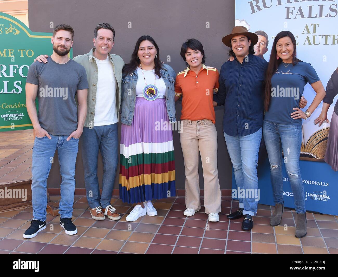 June 26, 2021, Hollywood, California, USA: Dustin Milligan, Ed Helms ...