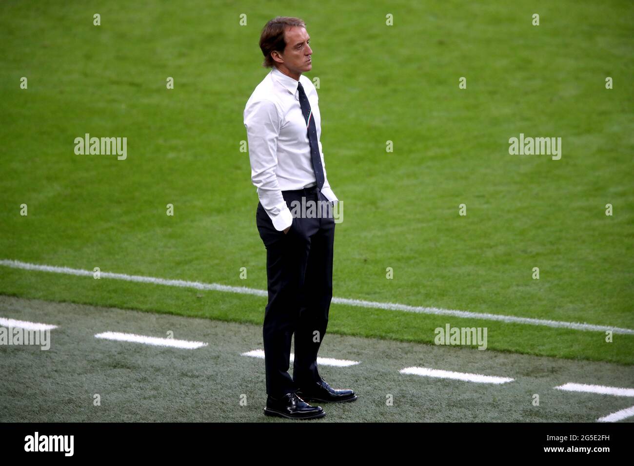 Italy manager Roberto Mancini during the UEFA Euro 2020 round of 16 ...