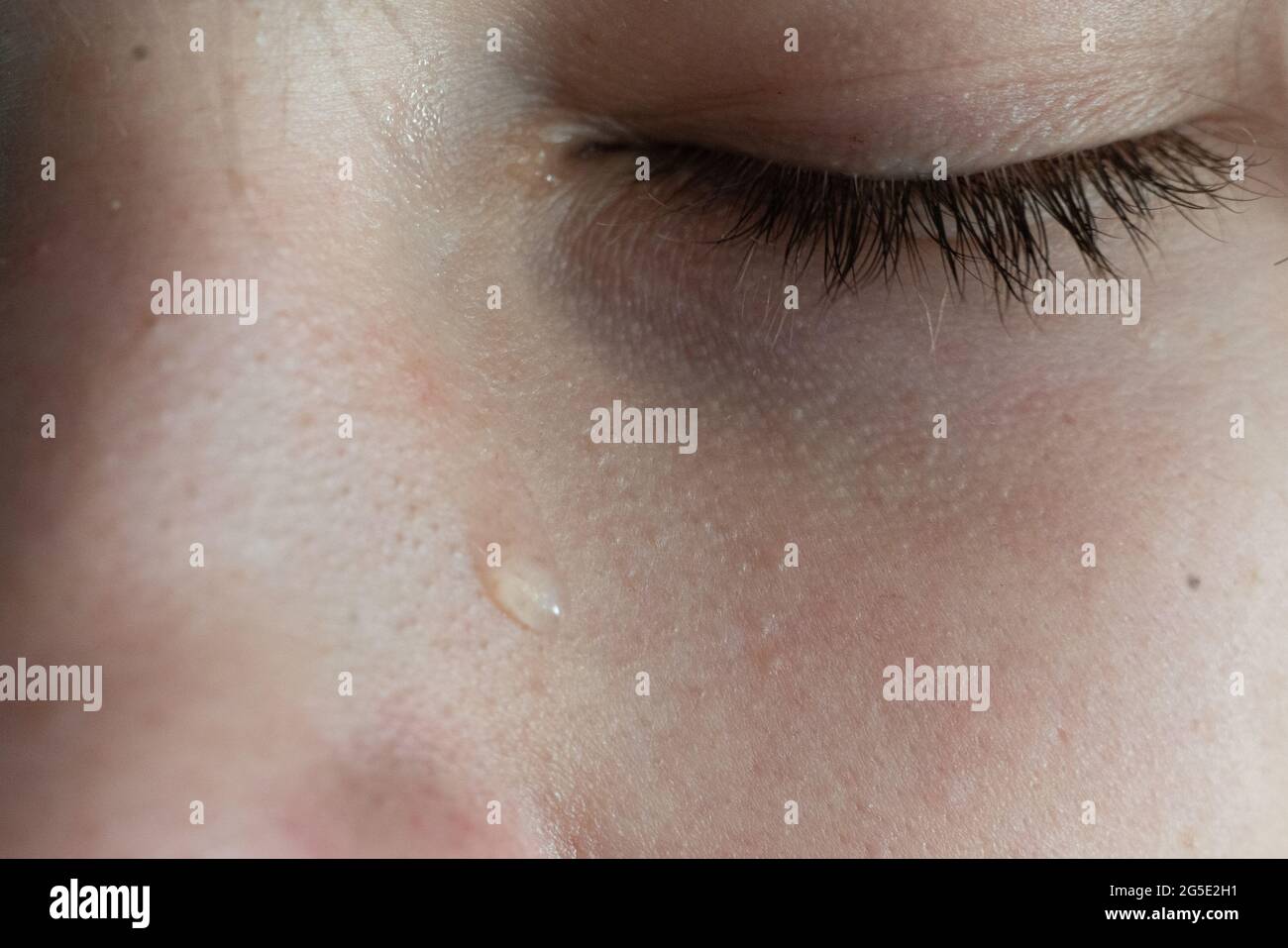 Man tear hi-res stock photography and images - Alamy
