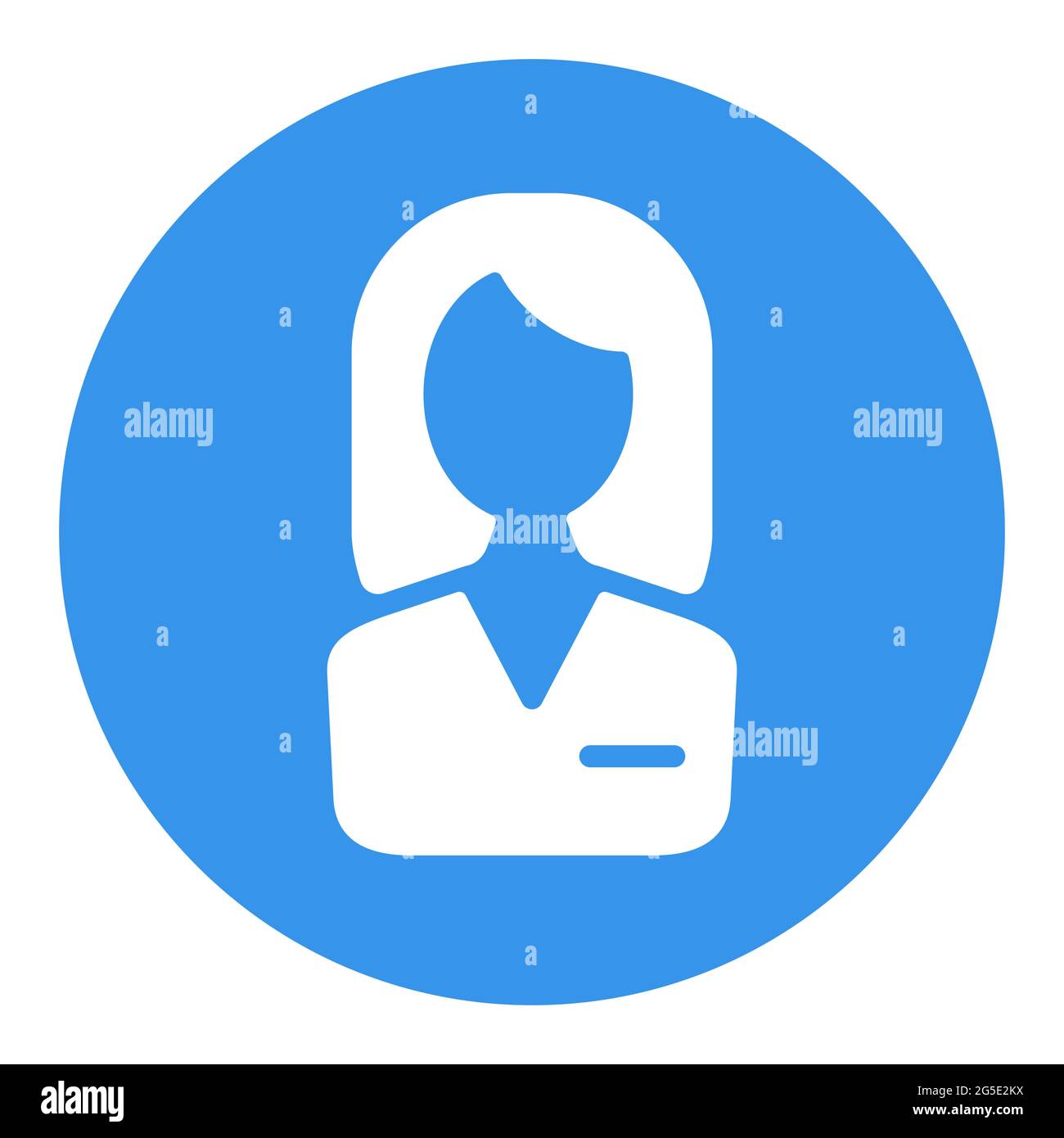 User icon of woman outline white glyph icon. Business sign. Graph ...
