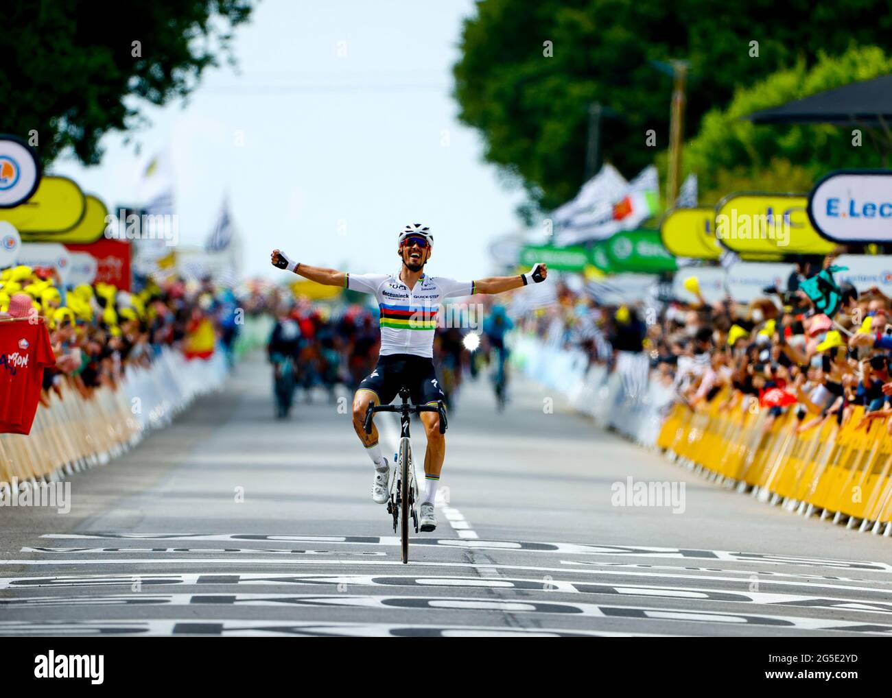 BREST to LANDERNEAU, France, 26th June 2021,world road race champion of ...