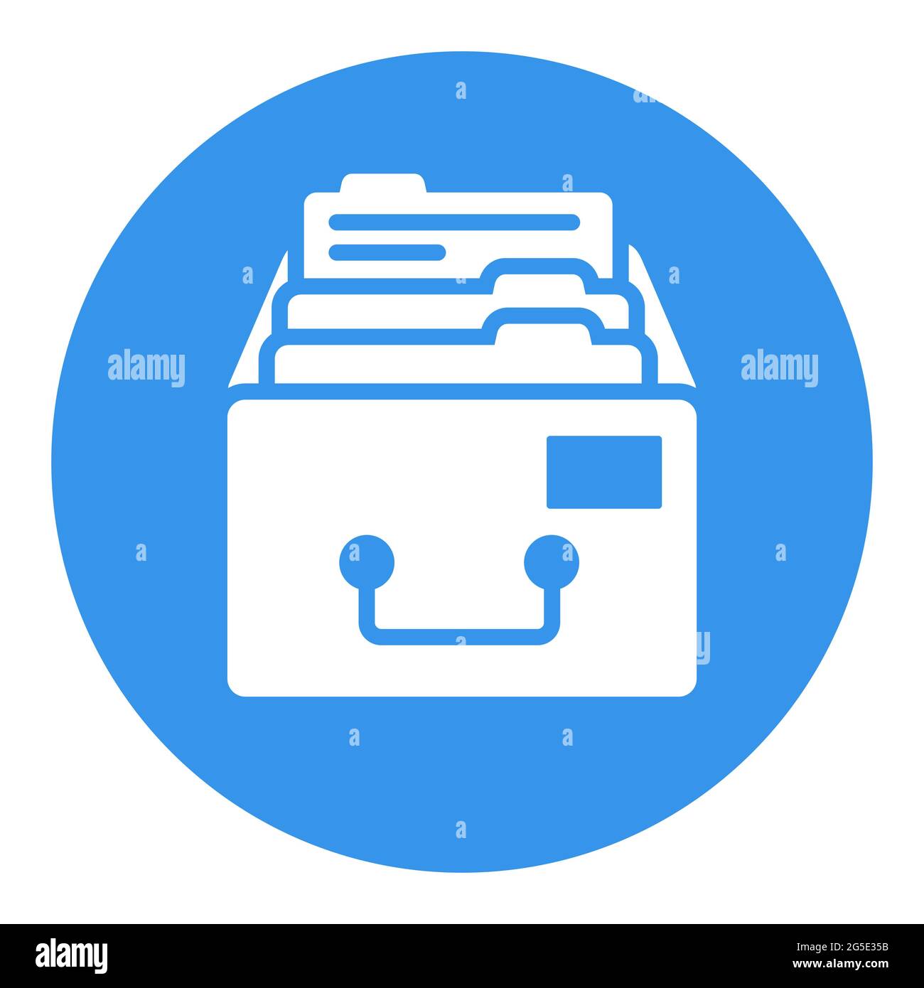 Filing Cabinet outline white glyph icon. Workspace sign. Graph symbol ...