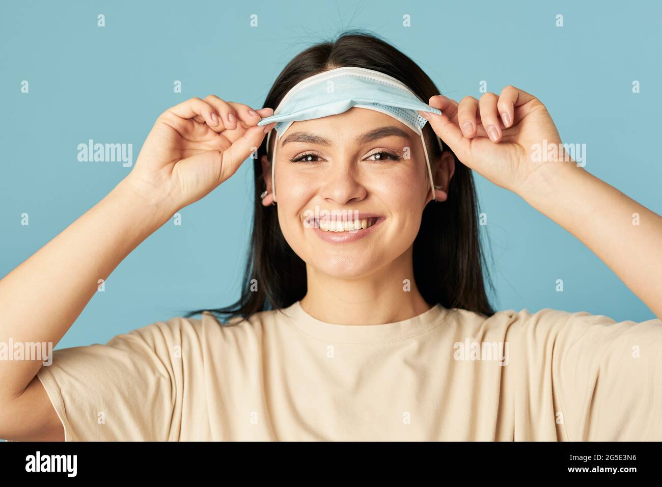 Lady in a mask hi-res stock photography and images - Alamy