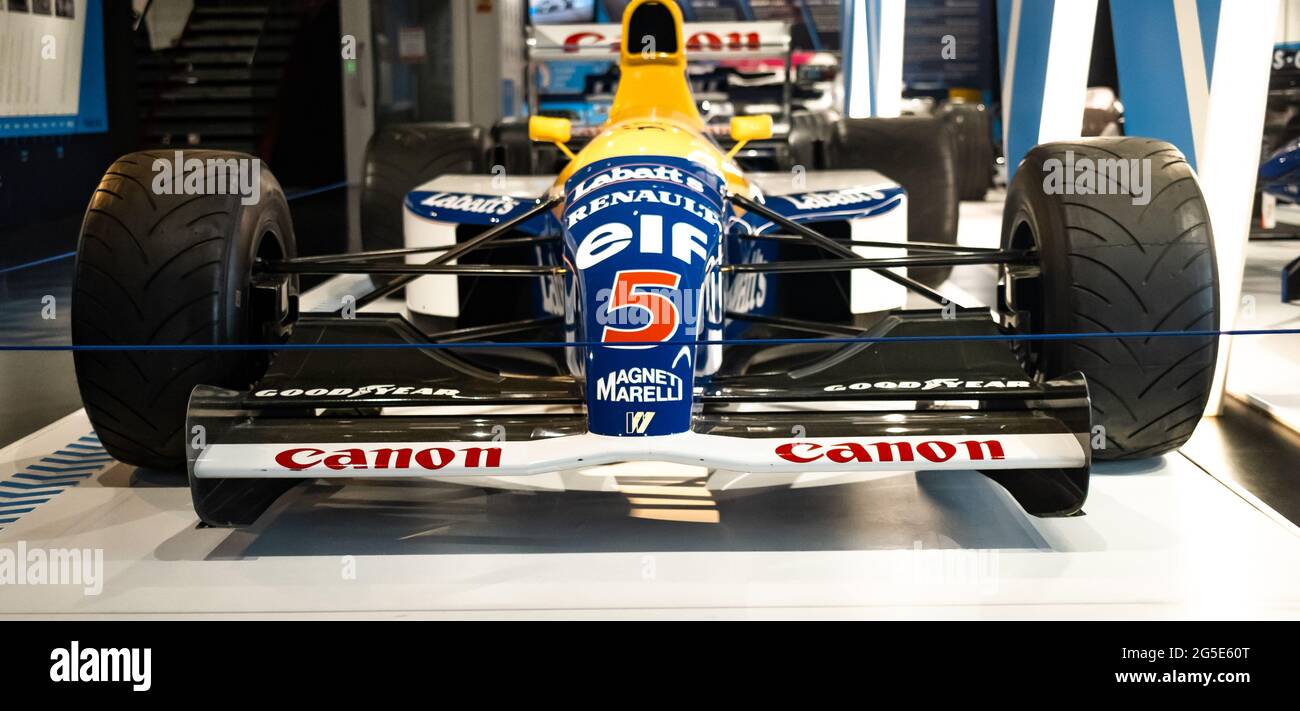 Yeovil, Somerset, UK – June 18 2021. The Williams Renault Formula 1 ...