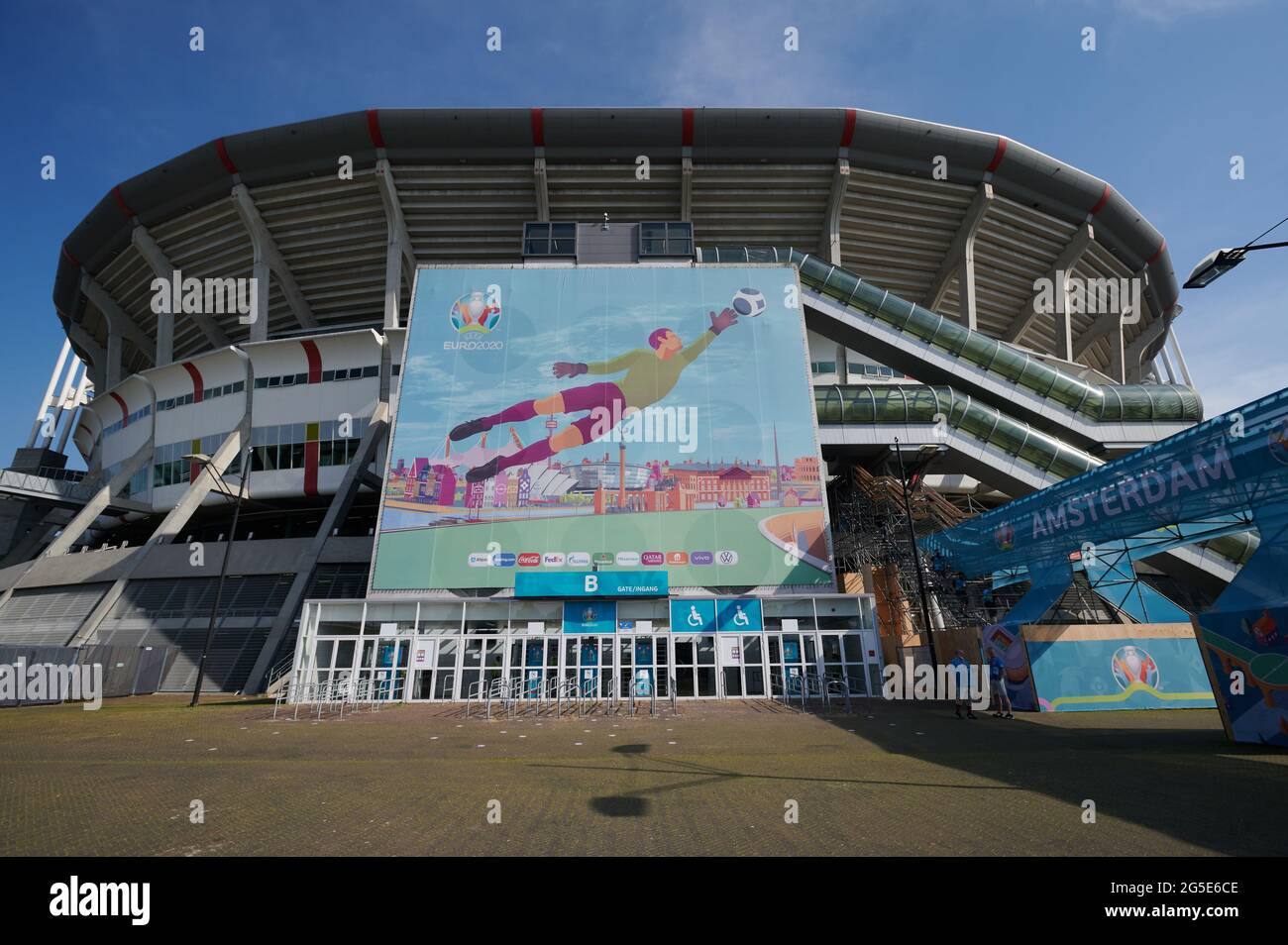 AMSTERDAM, NETHERLANDS - JUNE 17, 2021: Johan Cruijff ArenA (Amsterdam ...