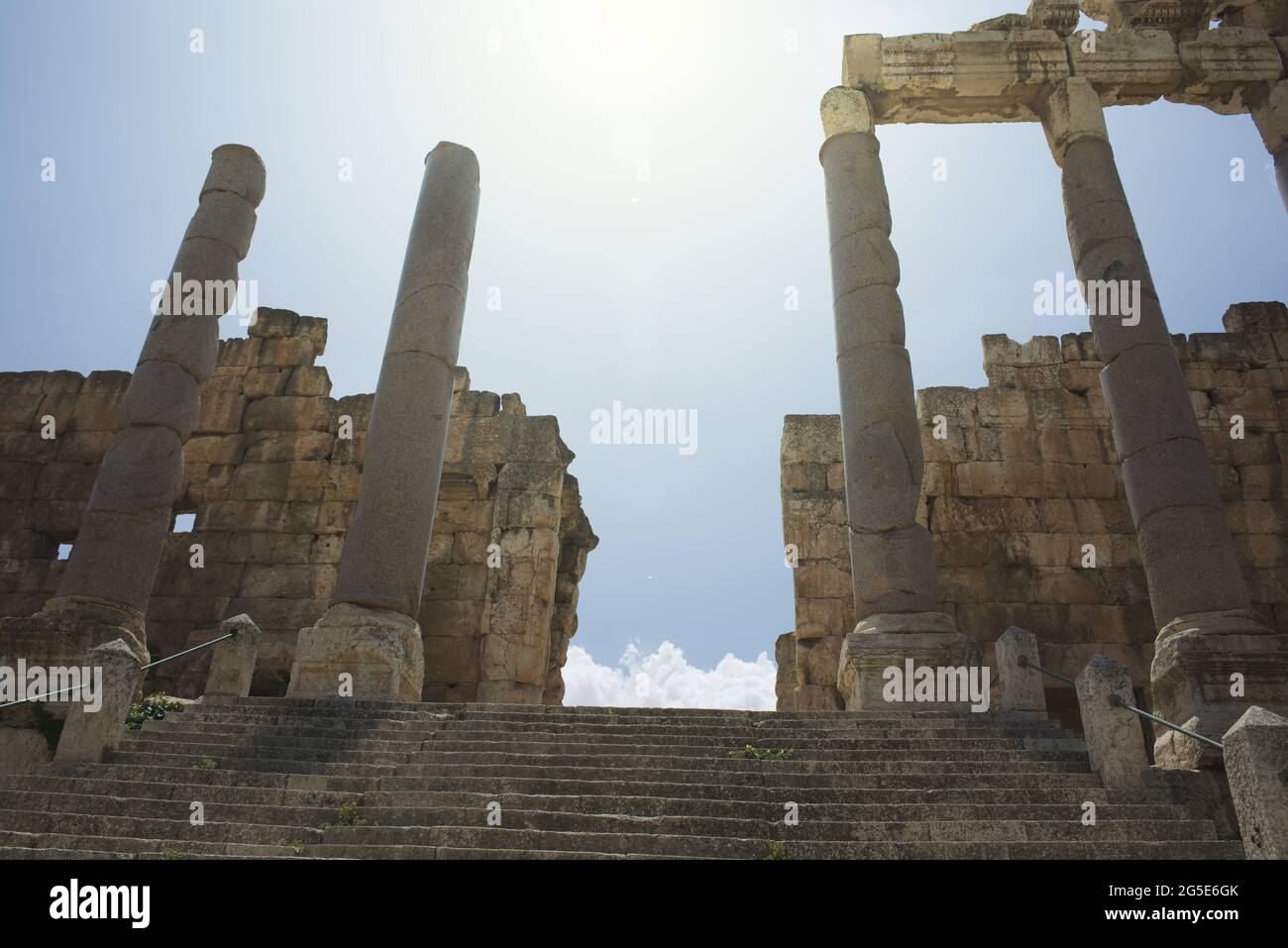 Baalbek ruins Lebanon Beqaa Valley Stock Photo - Alamy
