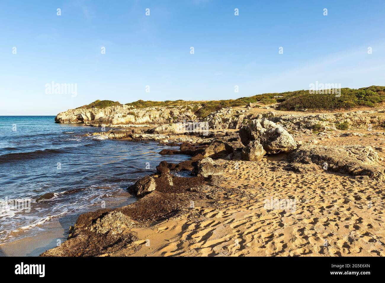 Splendid seascapes of Arenella Beach (Spiaggia di Arenella) in Syracuse ...