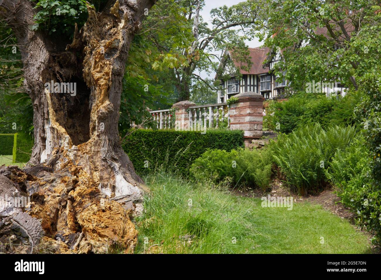 Wightwick hall and gardens in Wolverhampton UK Stock Photo - Alamy