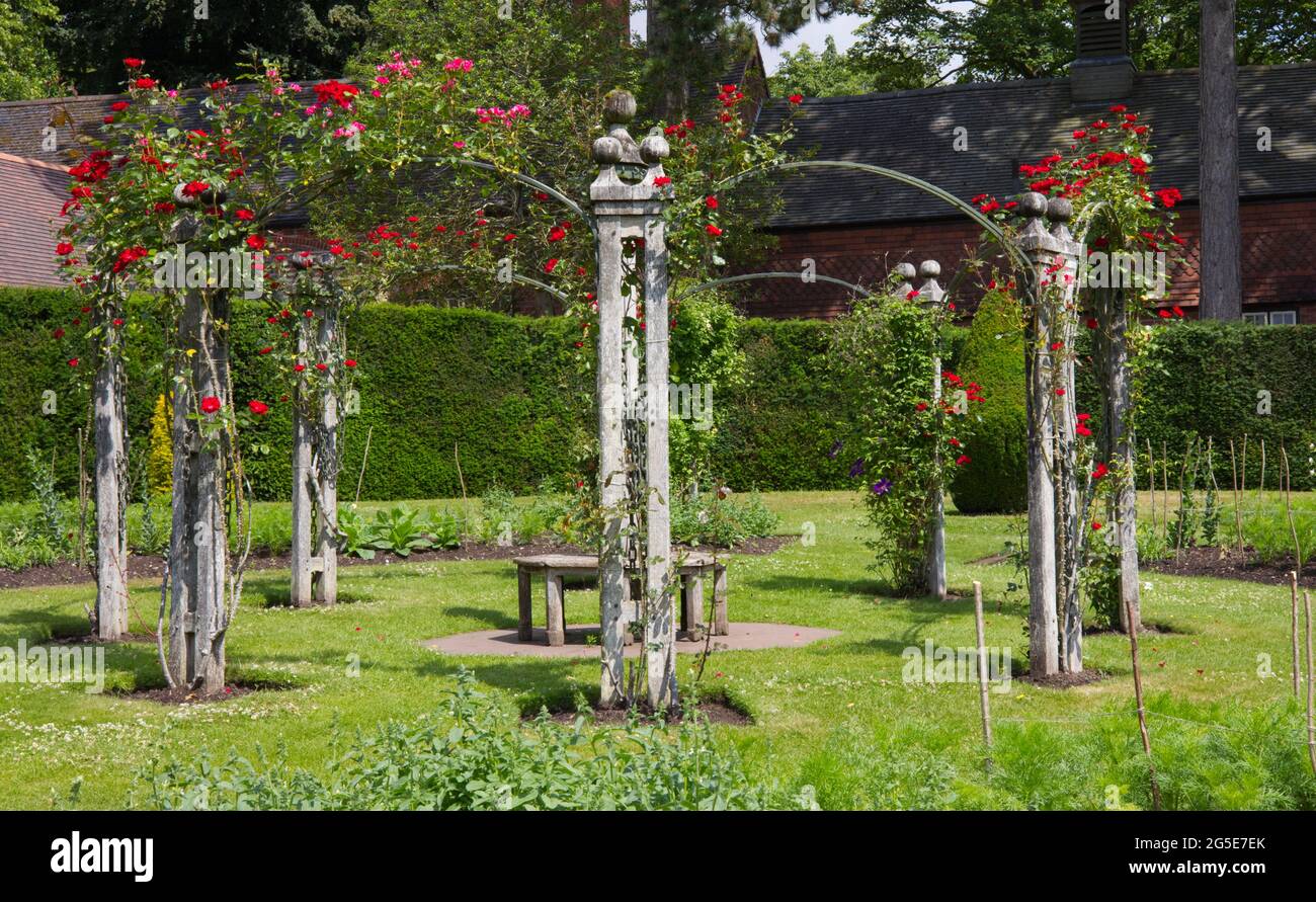 Wightwick hall and gardens in Wolverhampton UK Stock Photo - Alamy