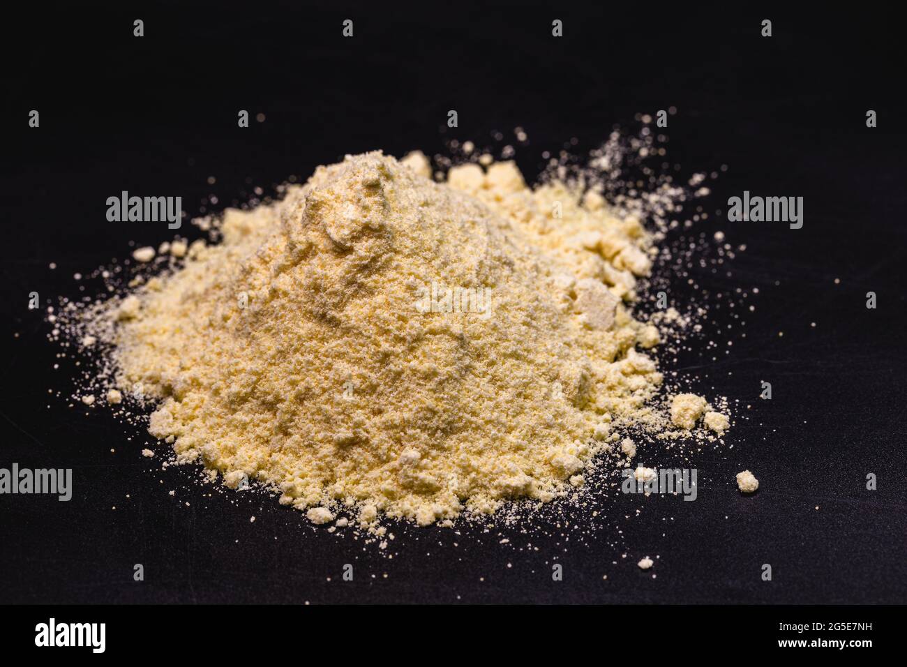 pure sulfur powder, used in medicine, or fertilizer or fungicide Stock ...