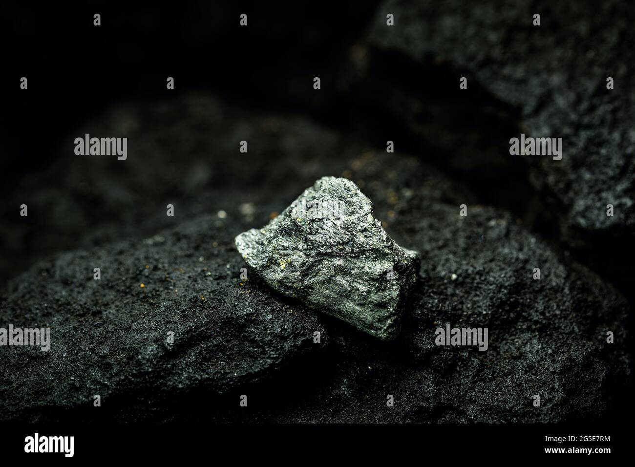 graphite ore in mine, mining concept, mineral extraction Stock Photo ...