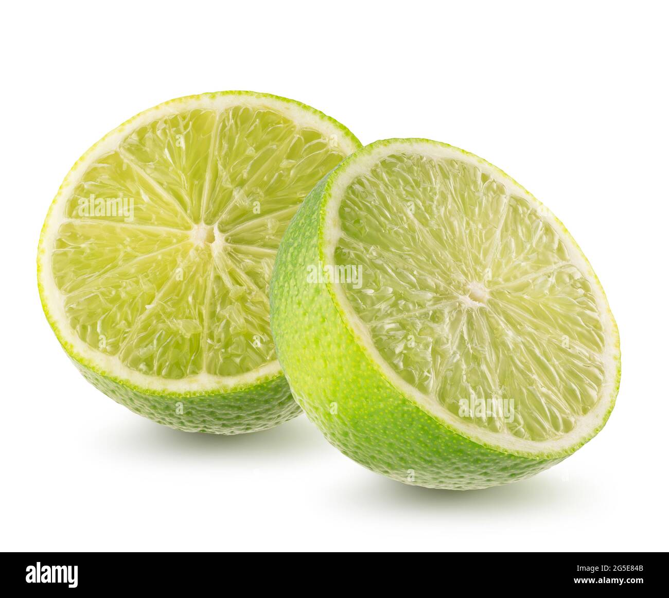 Two ripe lime on Cut Out Stock Images & Pictures - Alamy