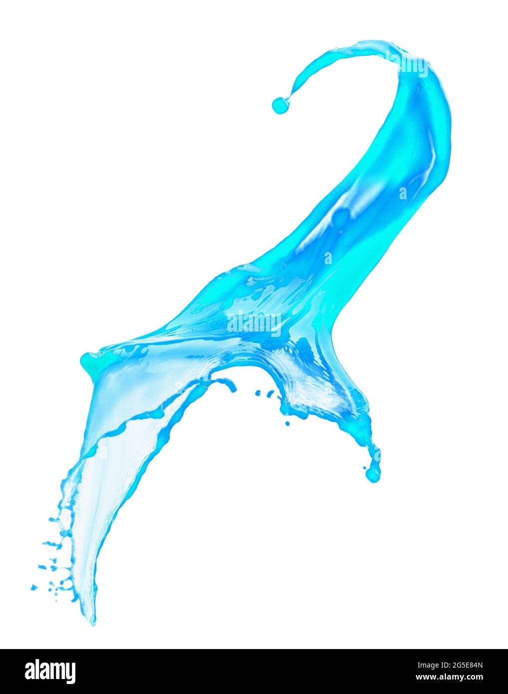 Light Blue Splatter Paint